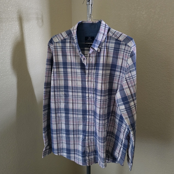 George | Shirts | George Classic Fit Long Sleeve Button Down Shirt Size ...
